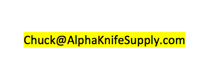 Contact Us • Alpha Knife Supply - AKS™