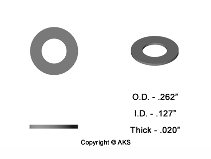 Pivot Thrust Washers • Alpha Knife Supply - AKS™